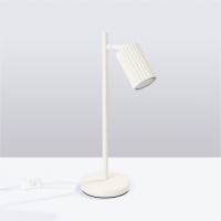 Lampe à poser métal beige Sidney | Maisons du Monde