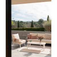 Eck-Gartentisch mit Tablett und Kissen, anthrazit Matilda | Maisons du ...