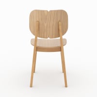 Set di 2 sedie da pranzo legno frassino chiaro Overly | Maisons du Monde