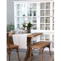 Table vintage en bois recyclé et acier noir Havane | Maisons du Monde