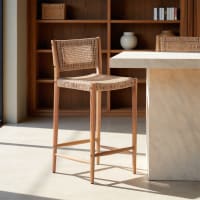 Conjunto de 2 sillas plegables de madera de acacia Siquijor | Maisons ...