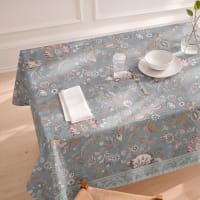 Mantel estampado tacto tela mafra azul 100x140cm Kitchen | Maisons du Monde