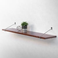 Estante mural en melamina blanco 90x18x2 cm Line | Maisons du Monde