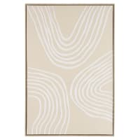 Cuadro 63x93cm formas abstractas nø1, marco natural Homer | Maisons du ...