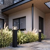 Luminaire extérieur en Aluminium Noir Siveta | Maisons du Monde
