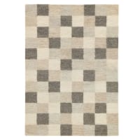 Tappeto a tessitura piatta con riflessi di luce antracite 160x230 ...