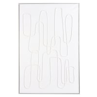 Cuadro 63x93cm formas abstractas nø1, marco natural Homer | Maisons du ...