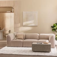 Sillón para sofá modular de tela - Natural Noor | Maisons du Monde