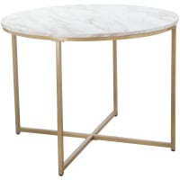 Ausziehtisch 90x120/380 cm in Holzoptik Esche weiß, Eisen Bridge ...