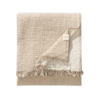 Plaid en coton mauve 130x170 Lilo | Maisons du Monde