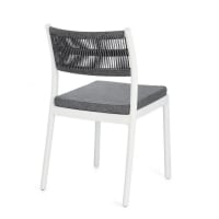 Chaise en bois beige et corde bicolore Sicilia | Maisons du Monde