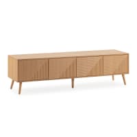 Meuble tv pin massif 180 cm Athan | Maisons du Monde