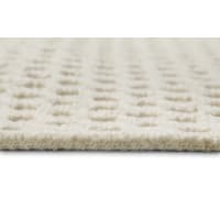 Alfombra de lana lisa salón beige 160x230 cm Leone | Maisons du Monde