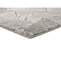 Tappeto tinta unita a pelo corto Grigio beige 200x133 Island beach ...