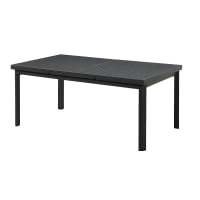 Ensemble table et chaise de jardin aluminium vert amande Nauru ...