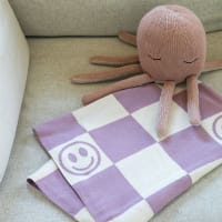 Couverture pour enfant "Smiley" moutarde | Maisons du Monde