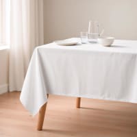 Mantel antimanchas floral texturizado crudo 140x100 cm Tarel | Maisons ...