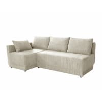 Sofá rinconero de color marrón claro 147x80x238cm Comfivo 135 | Maisons ...