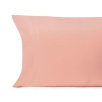 Funda de almohada de algodón punto rosa claro. Punto de algodón (set2 ...