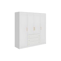 Armadio portadocumenti, 4 scomparti, serratura, grigio 140x90x40cm ...
