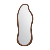 Miroir organique en bois de chêne, 70x140 cm Lisana | Maisons du Monde