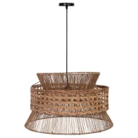 Lámpara de techo Boston de cuerda natural marrón Ø60 cm E27 | Maisons ...