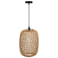 Lámpara de techo Max de ratán natural Ø27 cm E27 Lámpara de techo max ...