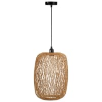 Lámpara de techo Max de ratán natural Ø27 cm E27 Lámpara de techo max ...