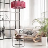 Ventilador de techo con luz con mando LED Dorado Bormejo | Maisons du Monde