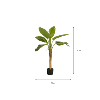 Pianta artificiale in vaso Strelitzia 90 cm OÏKO | Maisons du Monde