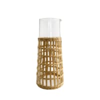 Jarra de vidrio con tapa metálica 1.2l | Maisons du Monde