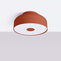 Plafonnier Acier Ocre Rouge GU10 3 Ring Ring | Maisons du Monde