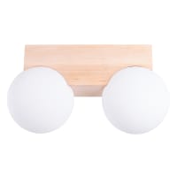 Plafonnier Acier Bois/Noir GU10 3 Verdo Verdo | Maisons du Monde