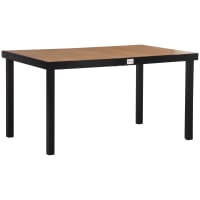 Table de camping pliante en aluminium réglable argent 120 cm | Maisons ...