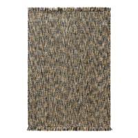 Tappeto in microfibra densa grigio chiaro screziato 130x190 cm Pisa ...