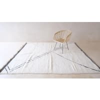 Tappeto berbero con design grafico in pura lana 160 x 230 cm Majorelle ...