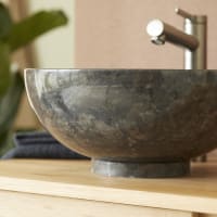 Lavabo in marmo grey ∅ 43 cm Calypso | Maisons du Monde