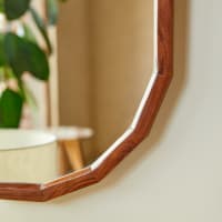 Espejo ovalado de acero dorado 114x50 HIPSTER | Maisons du Monde