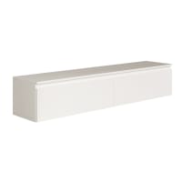 Meuble tv 160cm en mélamine blanc Calyo | Maisons du Monde