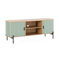 Mueble TV de 210 cm en roble Roveri | Maisons du Monde