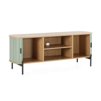 Mesa de tv 180 cm Moonstone Sepet 2 puertas Bohema | Maisons du Monde