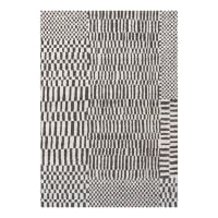 Weißer waschbarer Innen-/Außenteppich 170x240cm Structures berber ...