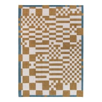 Alfombra lavable en interior/exterior amarillo 280x390cm Craft papercut ...
