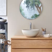 Vasque ronde en terrazzo cream ∅ 39 cm Gina | Maisons du Monde