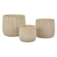 Vaso da fiori Ceramica 32 cm Nero Nafplio | Maisons du Monde