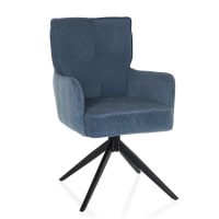 Silla de plástico sin apoyabrazos negro Scandi | Maisons du Monde