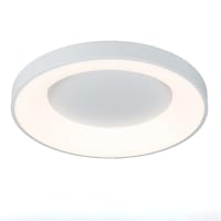 Plafón led metal blanco ø30cm 28w cct seleccionable | Maisons du Monde