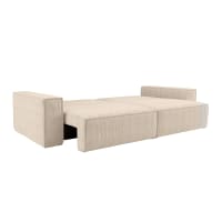 Canapé convertible beige 3 places Feel | Maisons du Monde