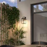 Lampe solaire en aluminium noir Lynzy | Maisons du Monde