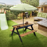 Mesa de picnic de madera - Natural - 177 x 154 cm Julie | Maisons du Monde
